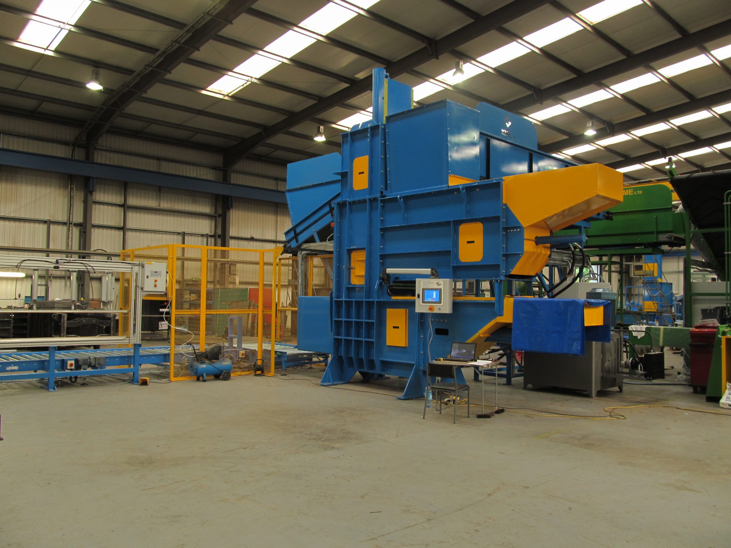 BIG BAG BALER FOR SHREDDED WASTE - Ken Mills Engineering Ltd