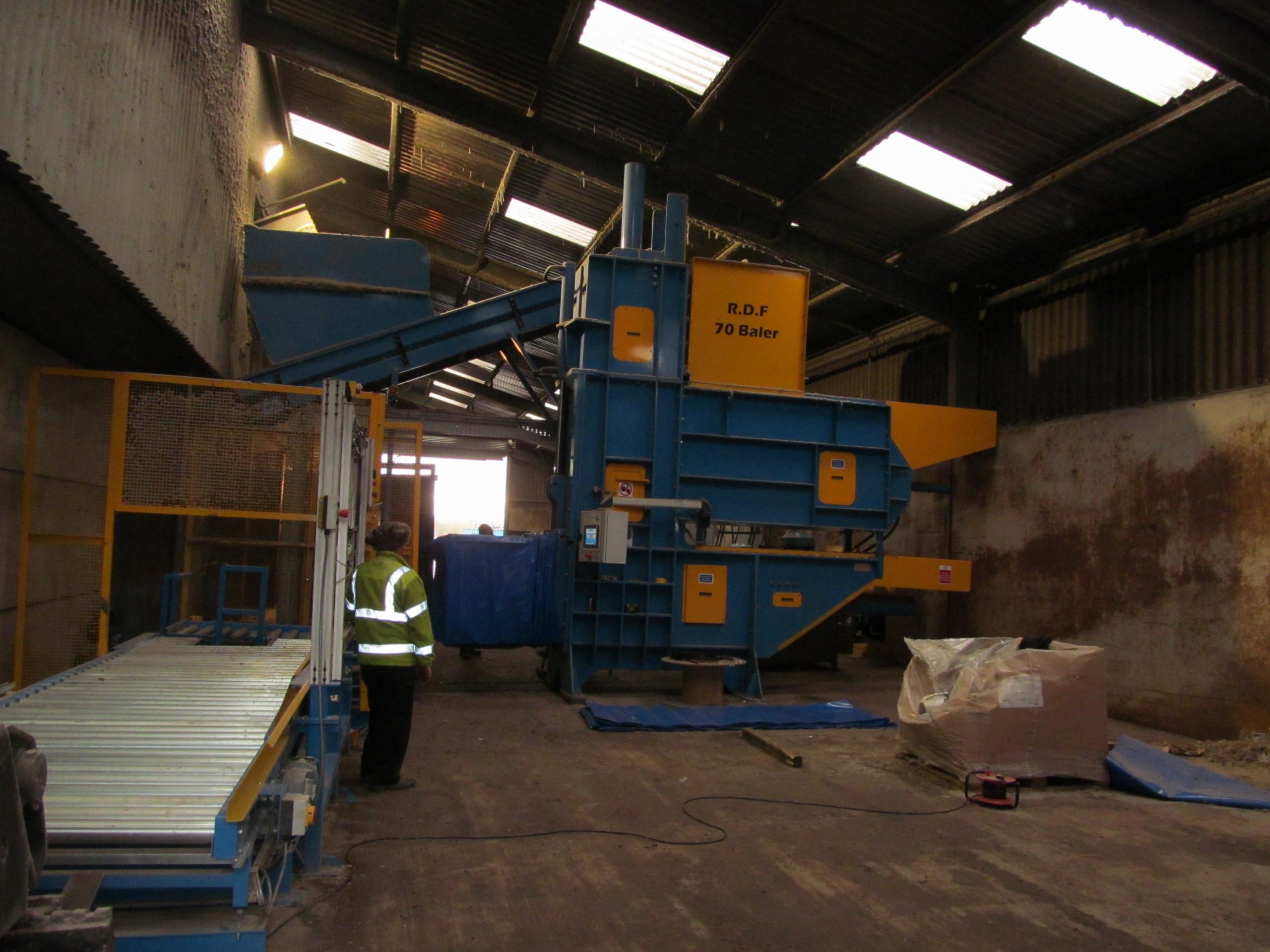BIG BAG BALER FOR SHREDDED WASTE - Ken Mills Engineering Ltd