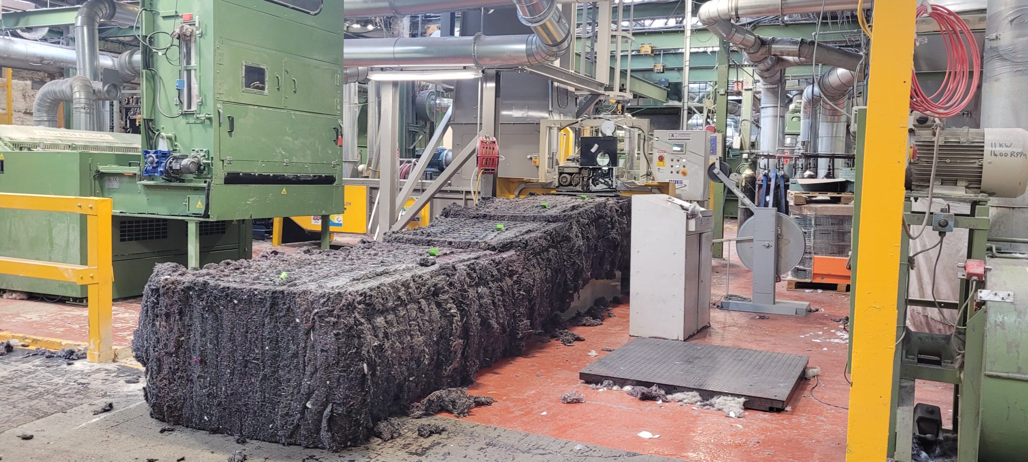 Textile Fibre Baler - Ken Mills Engineering Ltd